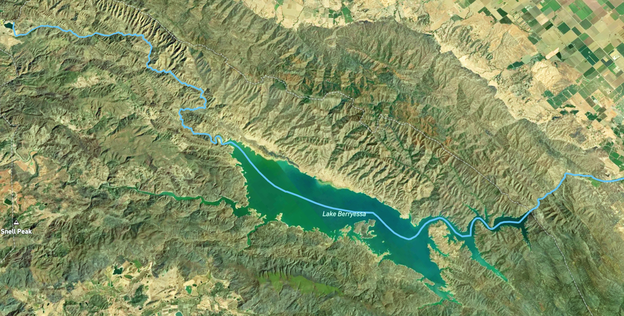 Lake Berryessa Raindrop Path | Lake Berryessa News